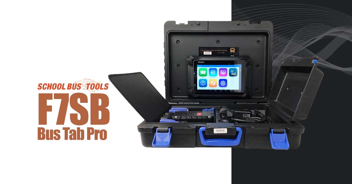 Model F7SB Bus Tab Pro | School Bus Tools